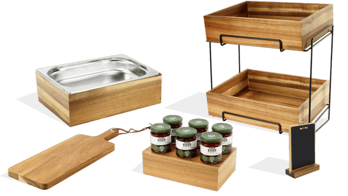 Faba | Acacia Gastronorm Crates & Display | Catering &… | Gadsby