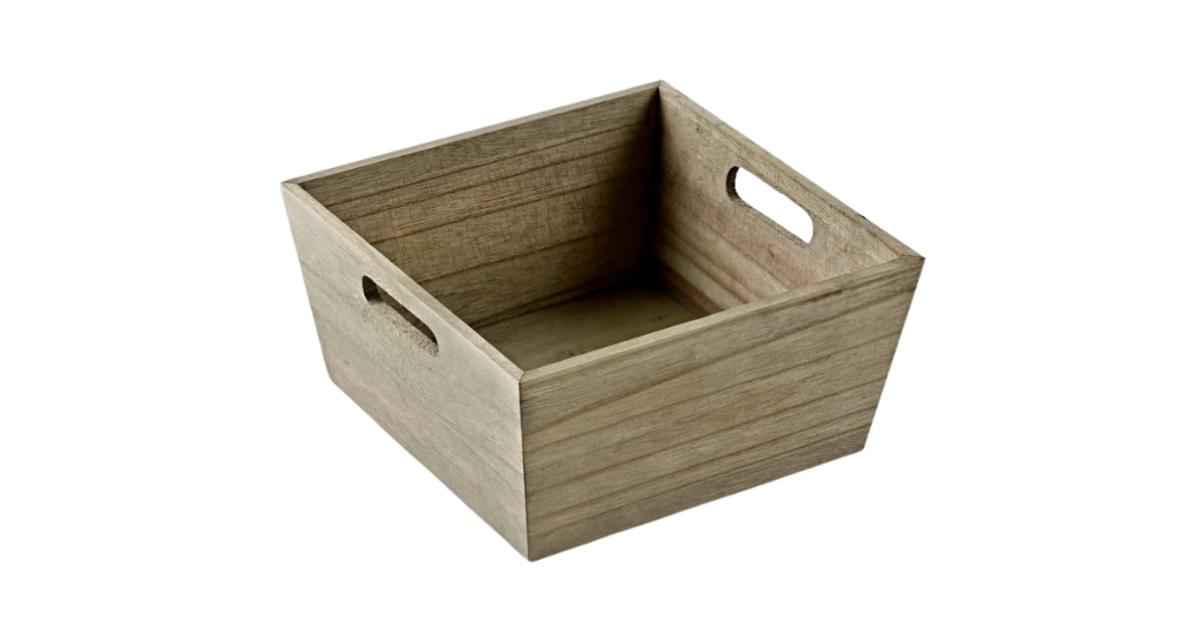 Deep Square Wooden Tray | Gadsby